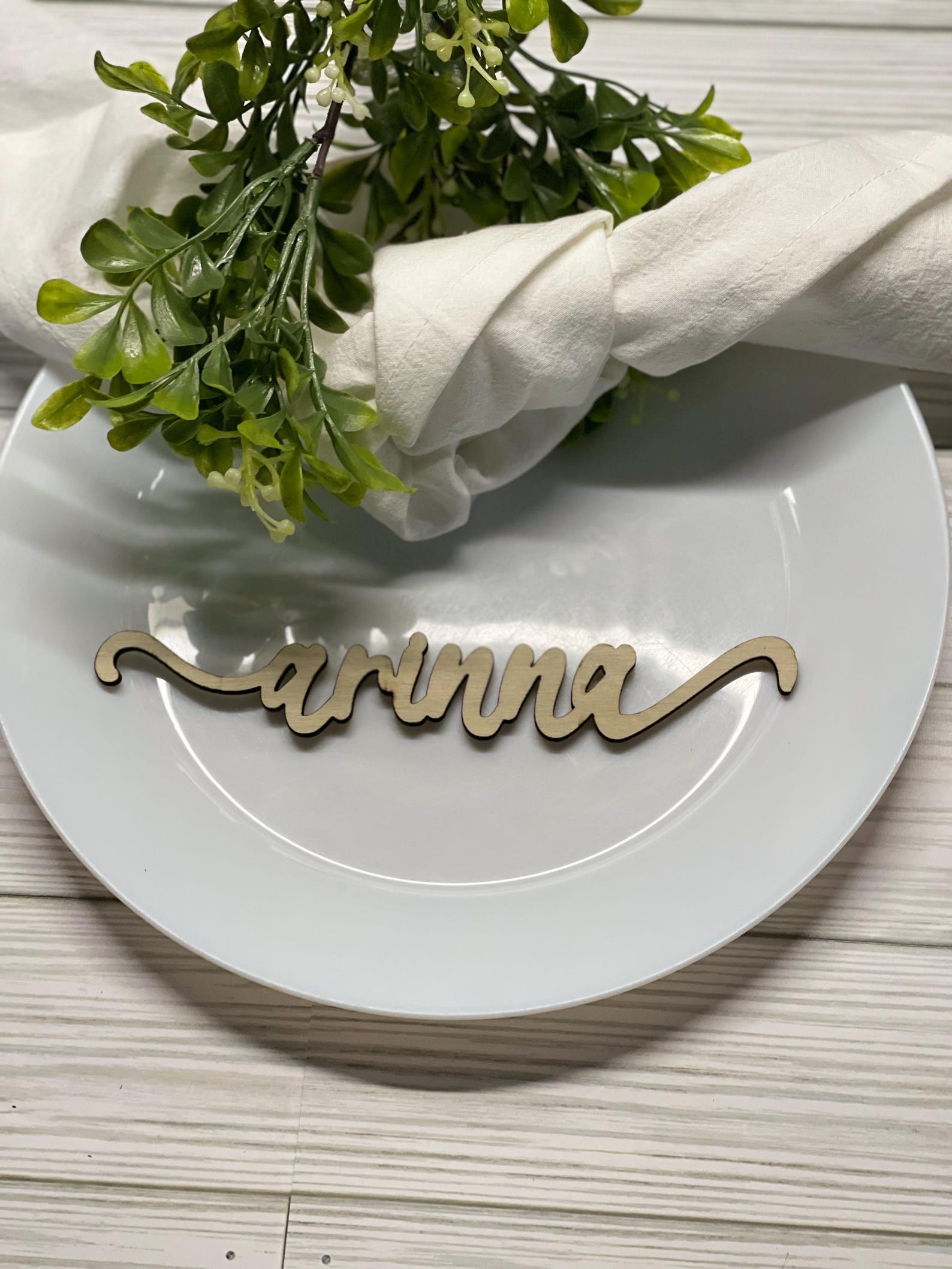 Name Tags Place Cards, Wedding Name Plate, Birthday Laser Cut Names ...