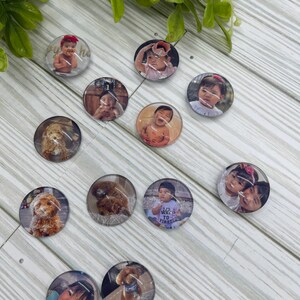 Custom Glass Photo Magnets: Personalized Family Gift (set of 4) - Etsy