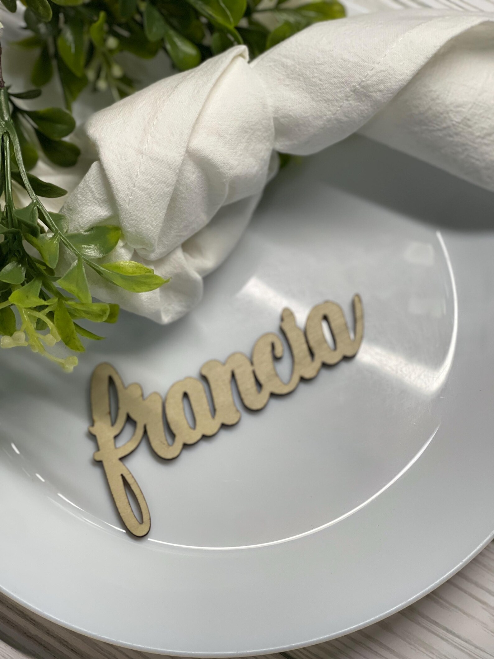 Name Tags Place Cards, Wedding Name Plate, Birthday Laser Cut Names ...
