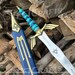 Handmade ZELDA Sword CUSTOM Hand Forged Stainless Steel Full Tang ...