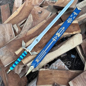 Handmade ZELDA Sword CUSTOM Hand Forged Stainless Steel Full Tang ...
