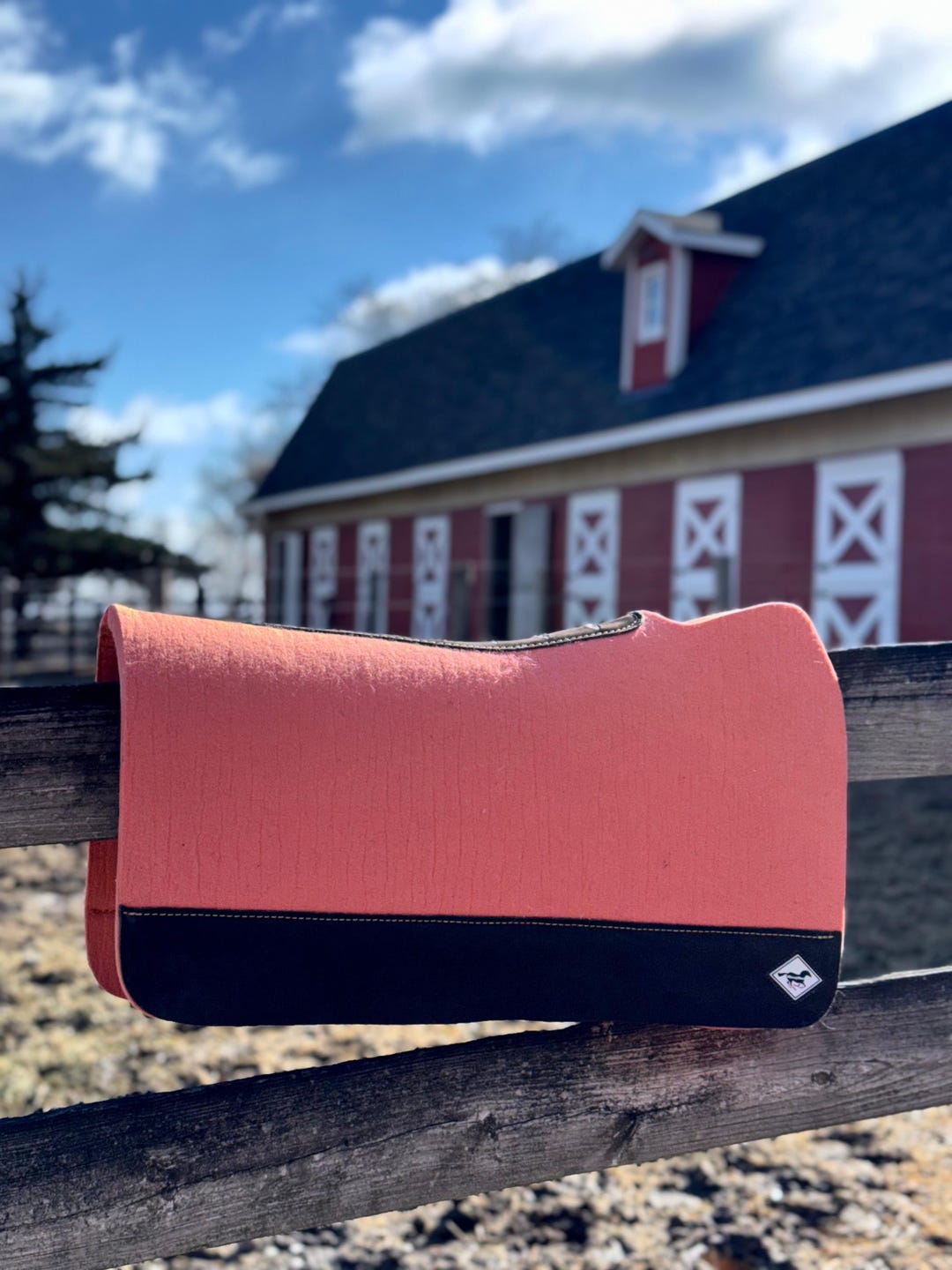 The 28”x30” Western Wool Saddle Pad - Coral - Etsy