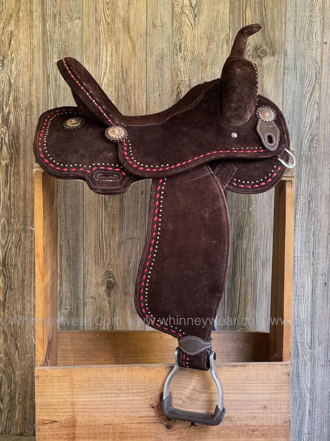 14.5 Red Whinneylite Barrel Saddle Spinal Relief - Etsy