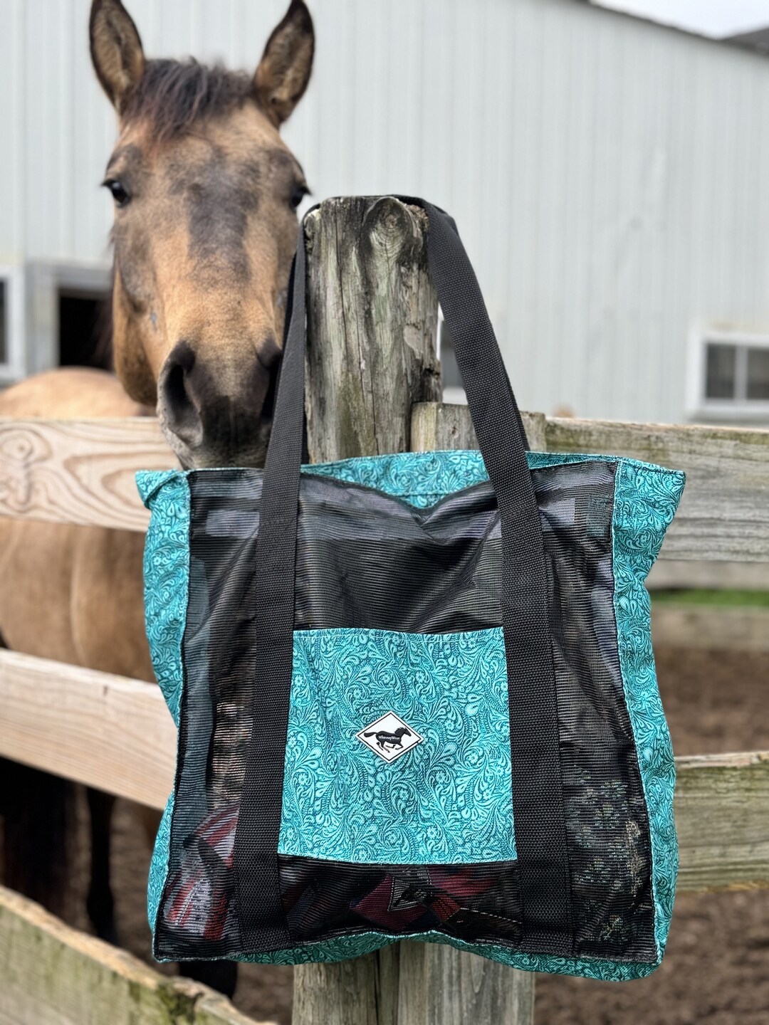 Tooled Turquoise Gear Bag - Etsy