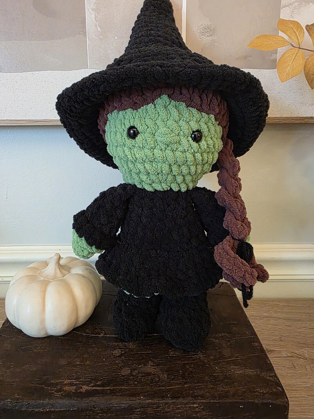 Elphaba Green Witch Stuffed Doll - Etsy
