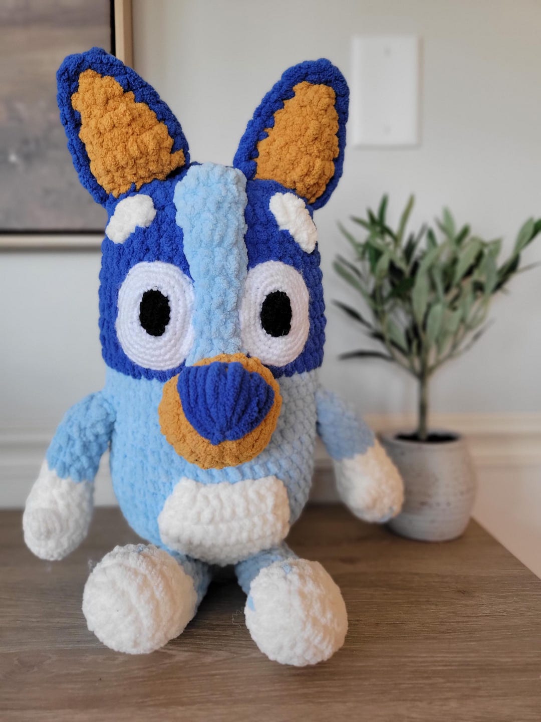 Bluey Stuffed Dog - Etsy