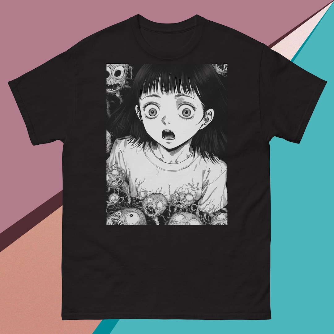 Limited Edition Horror Anime T-shirt Disturbing Manga Art Unisex Tee ...
