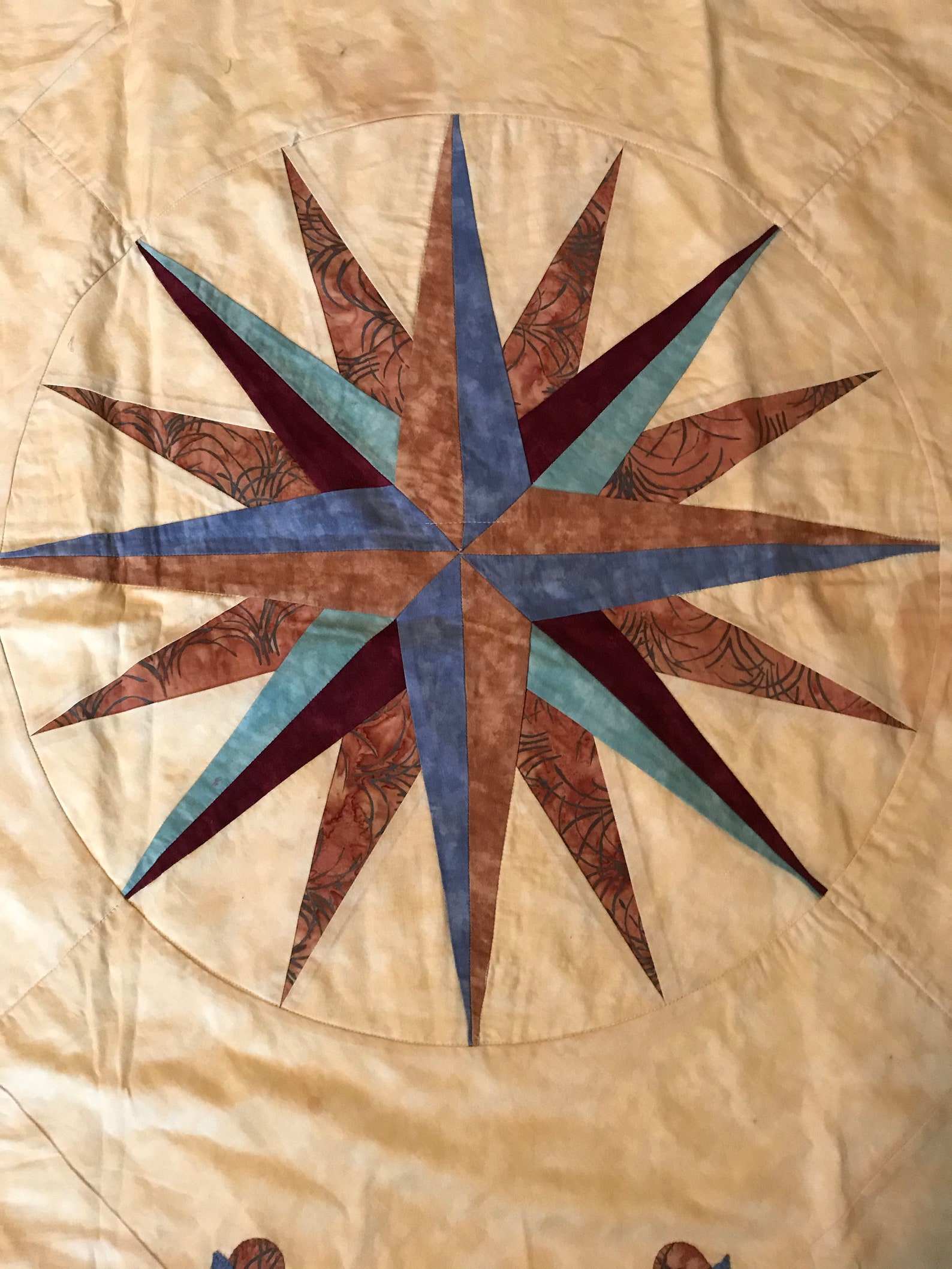 Mariners Compass Tablecloth - Etsy