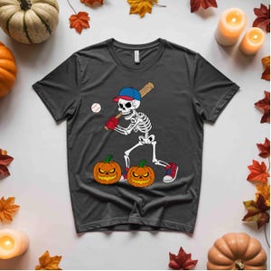 Skeleton Baseball Halloween Svg, Baseball Halloween Svg, Skeleton ...