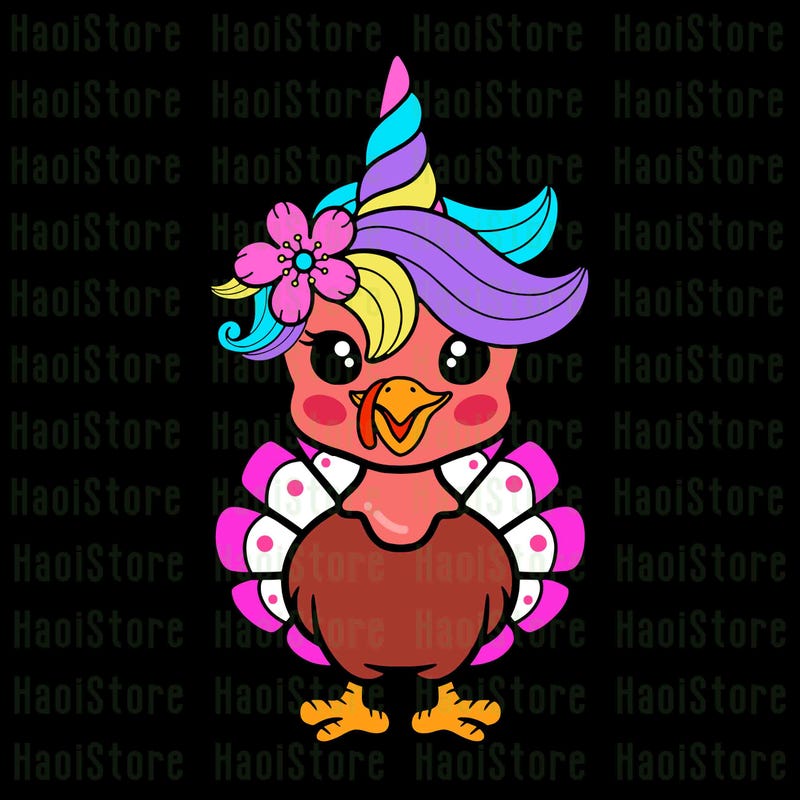 Thanksgiving Unicorn - Etsy