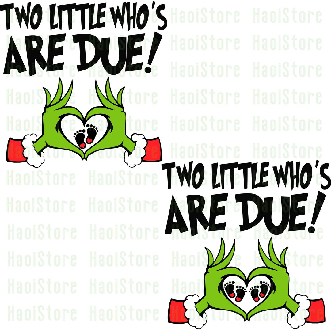A Little Who is Due Svg, Pregnancy Announcement Christmas Svg, A Little ...