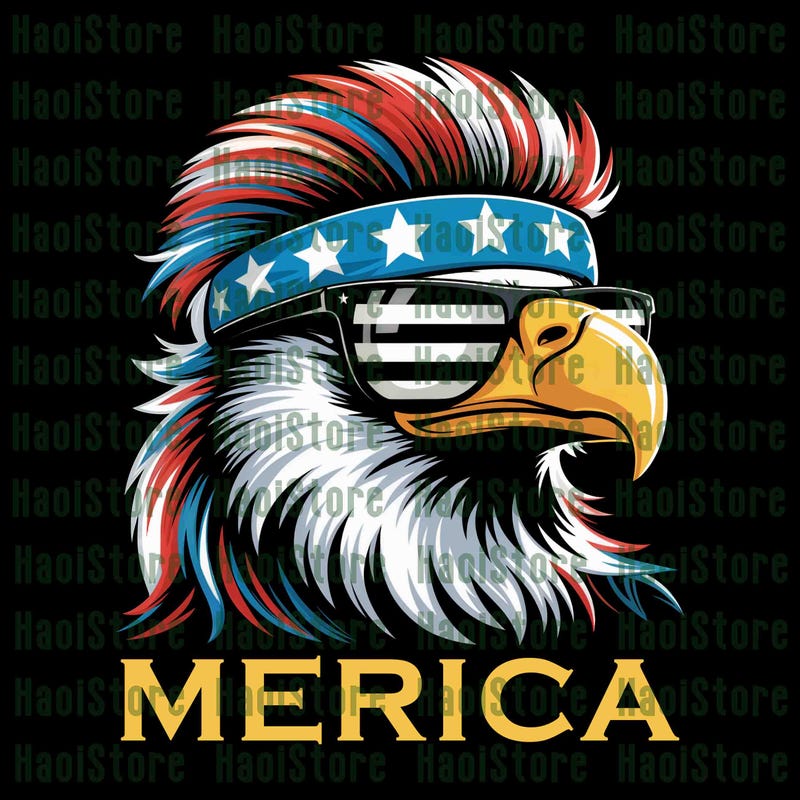 Mullet American Flag - Etsy