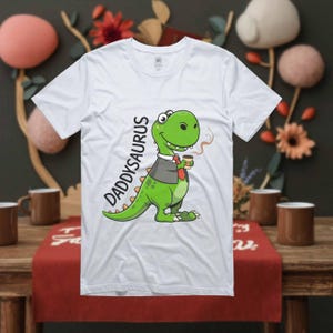 Daddy Saurus Png, Dinosaur Father Png, Dinosaur Father's Day Png ...