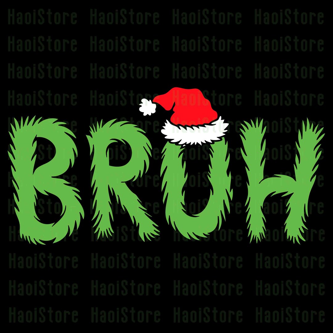 Bruh Christmas Svg, Merry Bruh Svg, Kids Teens Boys Funny Christmas ...