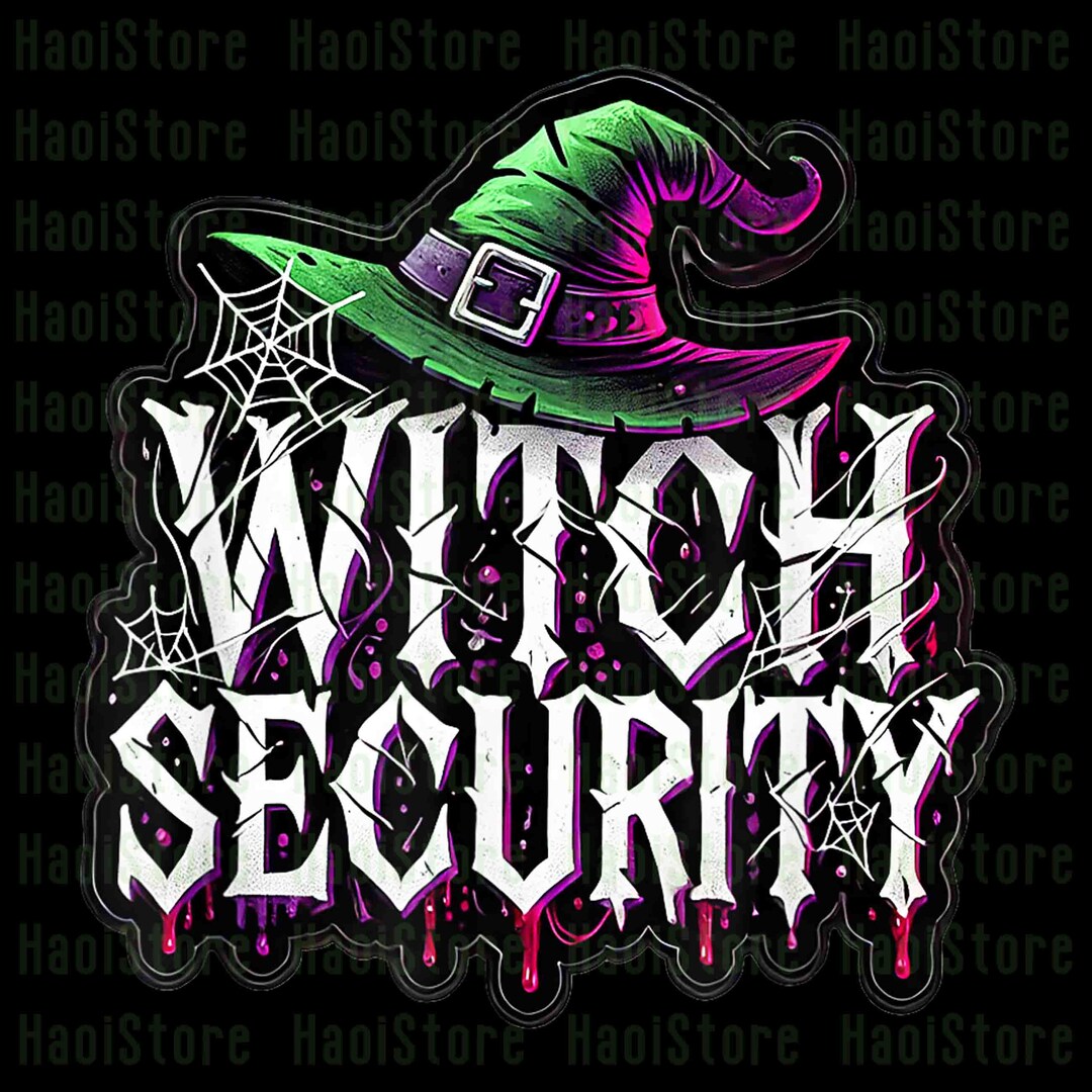 Witch Security Halloween Png, Easy Husband of Witches Png, Witch ...