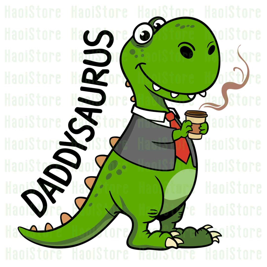 Daddy Saurus Svg, Dinosaur Father Svg, Dinosaur Dad, T-rex Dad Svg - Etsy