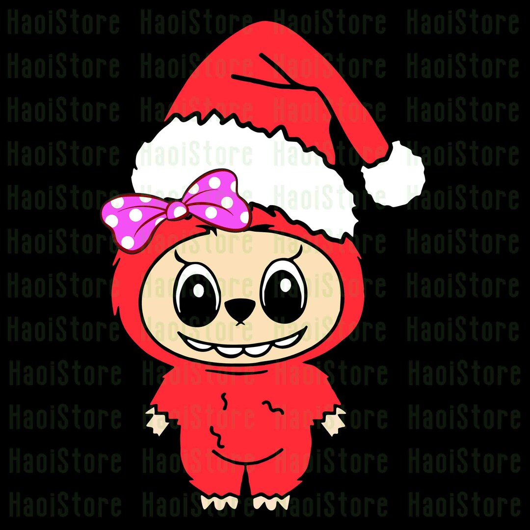Labubu Christmas Svg, Labubu Santa Svg, Labubu Svg, Labubu Xmas Svg ...