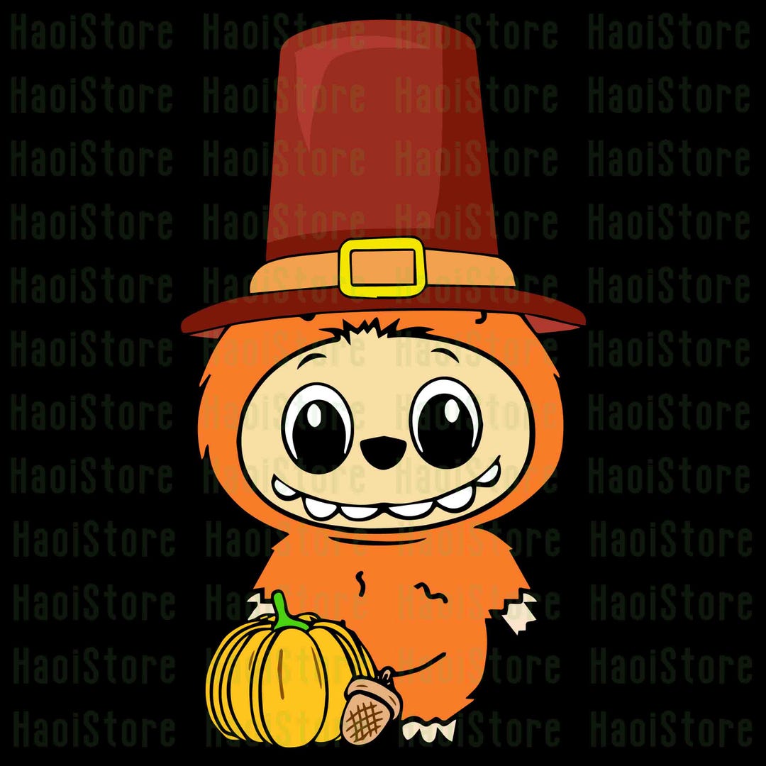 Buy Labubu Thanksgiving Svg, Labubu Svg, Labubu Thankful Svg Online in ...