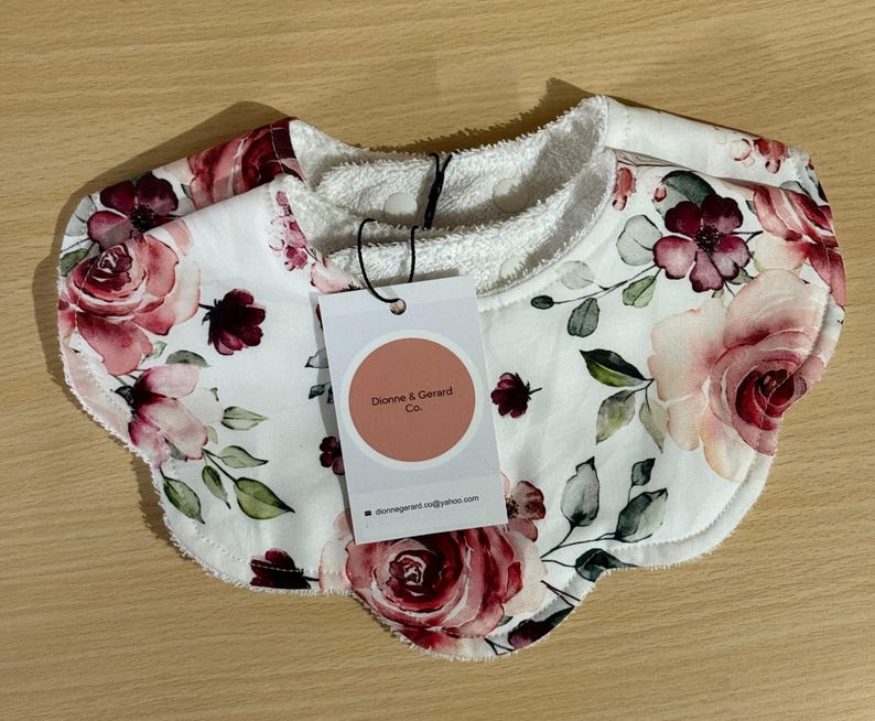 Cotton Scallop Bib - Etsy Australia