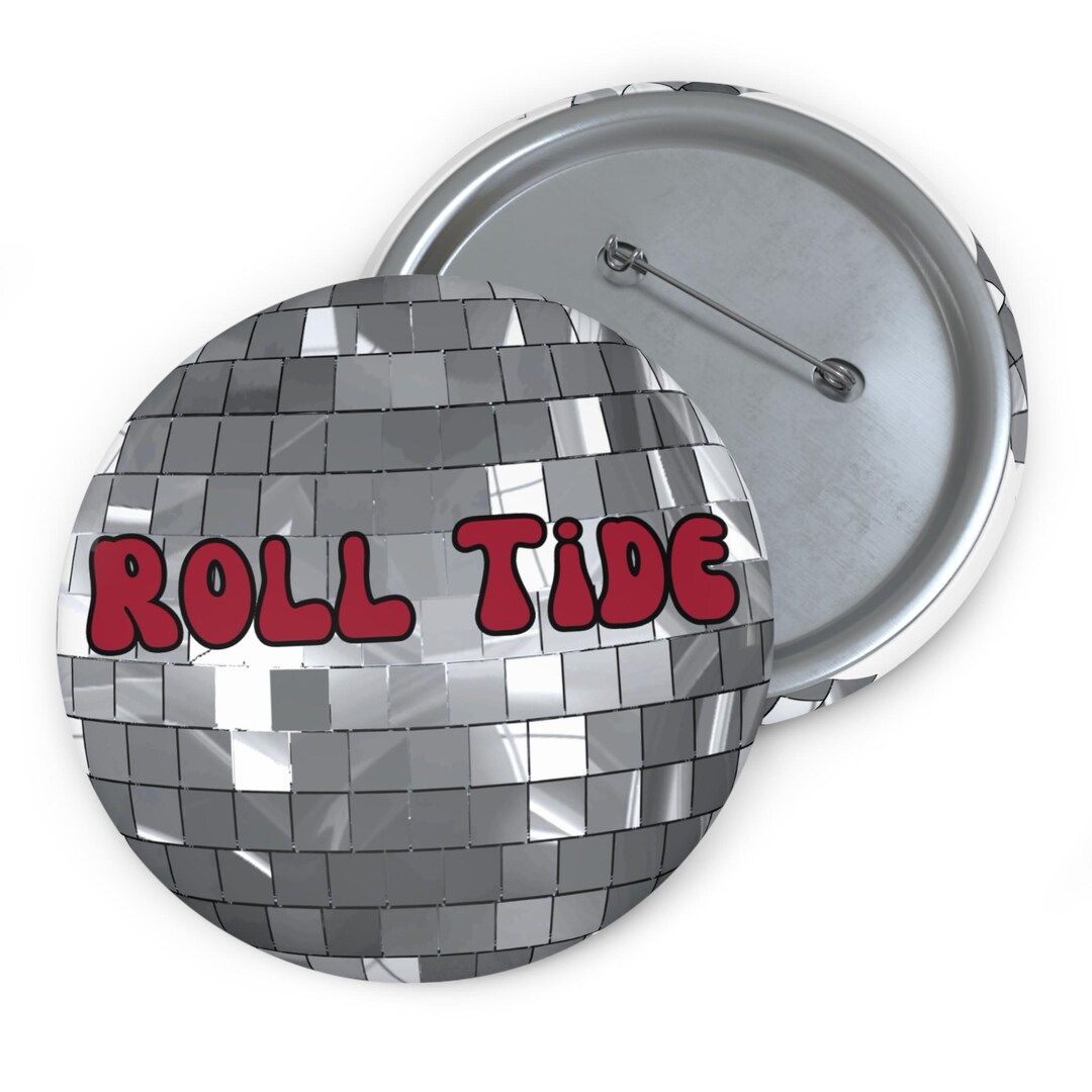 Disco Ball Roll Tide Game Day Button - Etsy