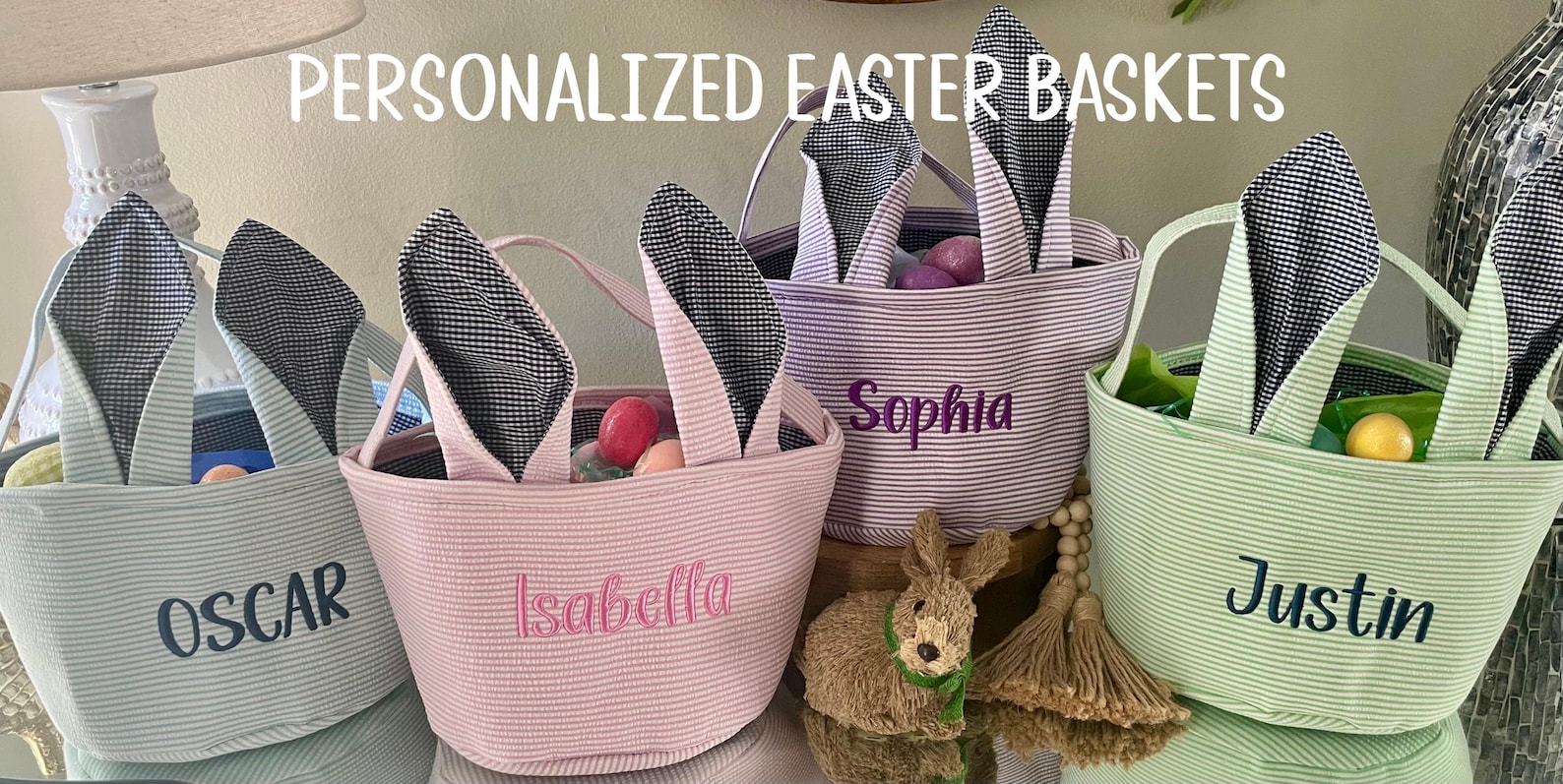 Personalized Easter Basket | Custom Name Easter Basket for Kids ...