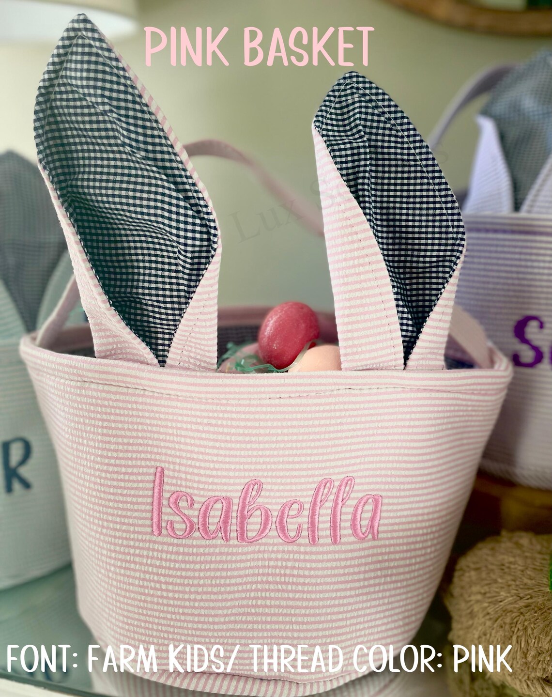 Personalized Easter Basket | Custom Name Easter Basket for Kids ...