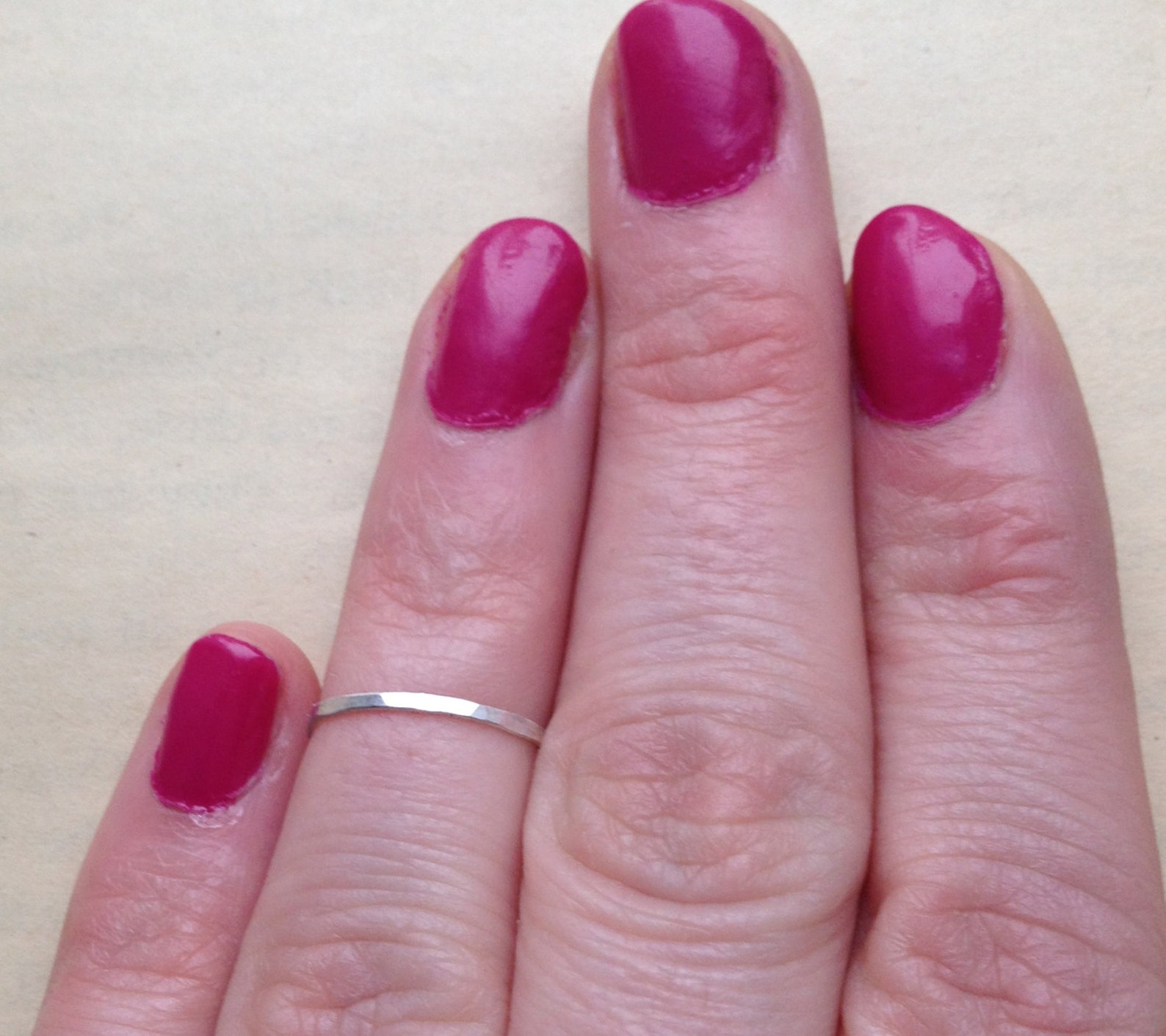 Sterling Silver Knuckle Ring Midi Ring Mid Finger Ring - Etsy