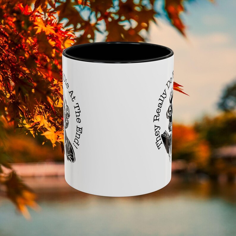 Funny They Both Die in the End Spoiler Accent Mug - Etsy