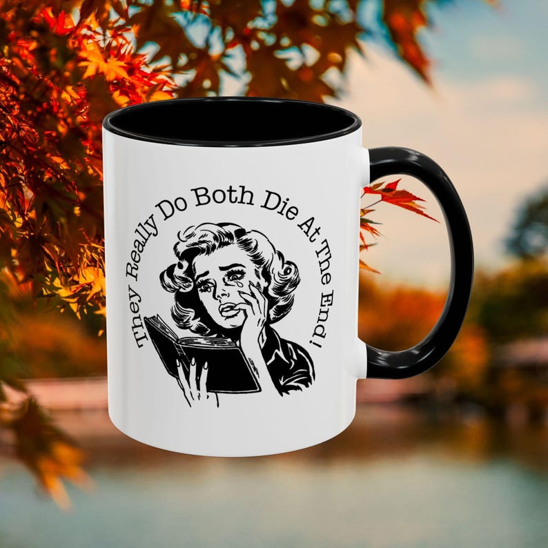 Funny They Both Die in the End Spoiler Accent Mug - Etsy