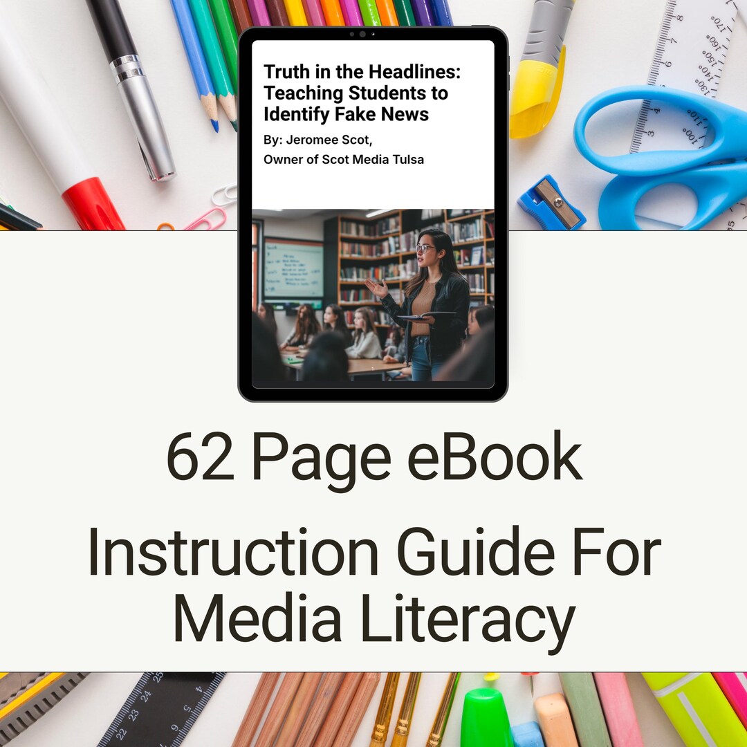 Media Literacy Guide for Educators | Fake News, Bias (digital Download ...