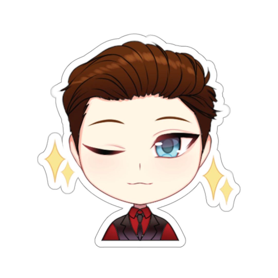 Kyle B Wink Emoji Sticker - Etsy