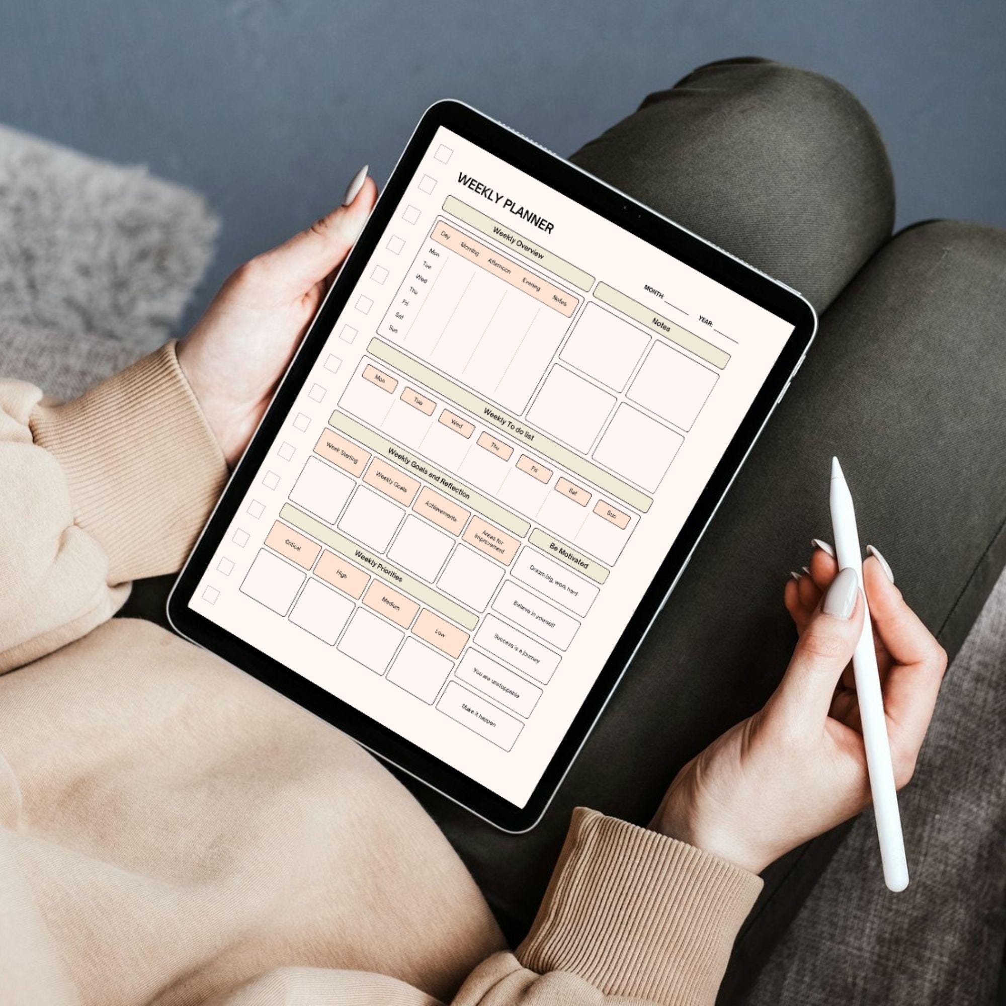 Versatile Digital Planners 2024-2026: Goodnotes, Notability, iPad ...