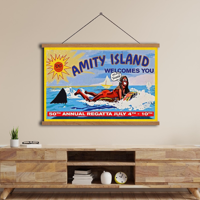 Amity Island Sign - Etsy