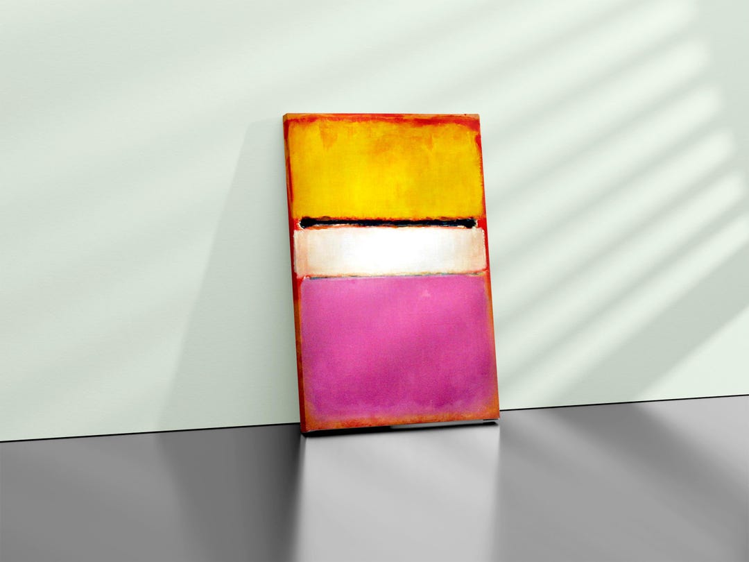 Mark Rothko White Center Canvas/poster Art Reproduction, Rothko ...