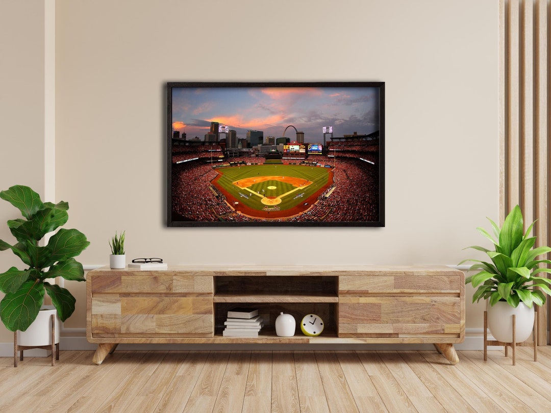 Busch Stadium Canvas Poster,busch Stadium Poster Print, Framed Stadium ...