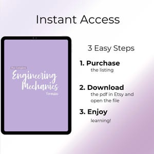 Engineering Mechanics Cheat Sheet. Printable Study Guides, Best for ...