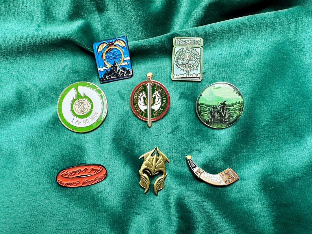 Lord of the Rings Pins, Hobbit Pins, Gandalf Pin, the One Ring Pin ...
