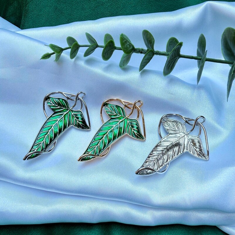 Elven Leaf Brooch - Etsy