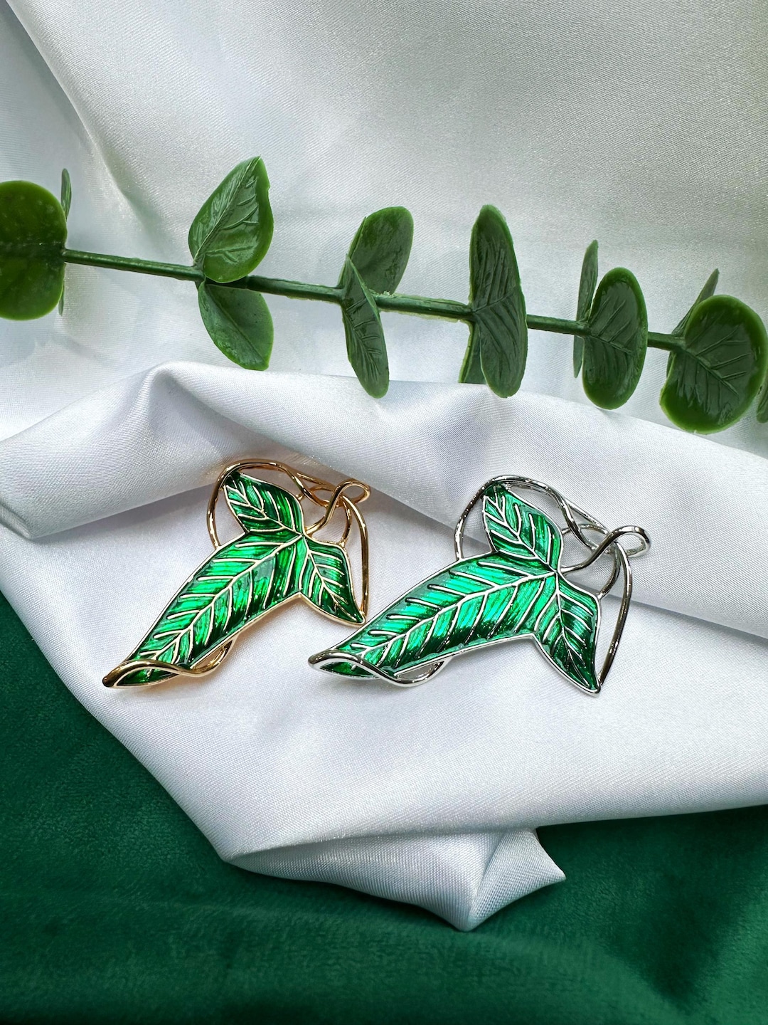 Elven Leaf Brooch From Lord of the Rings, Silver Leaf Jewellery ...