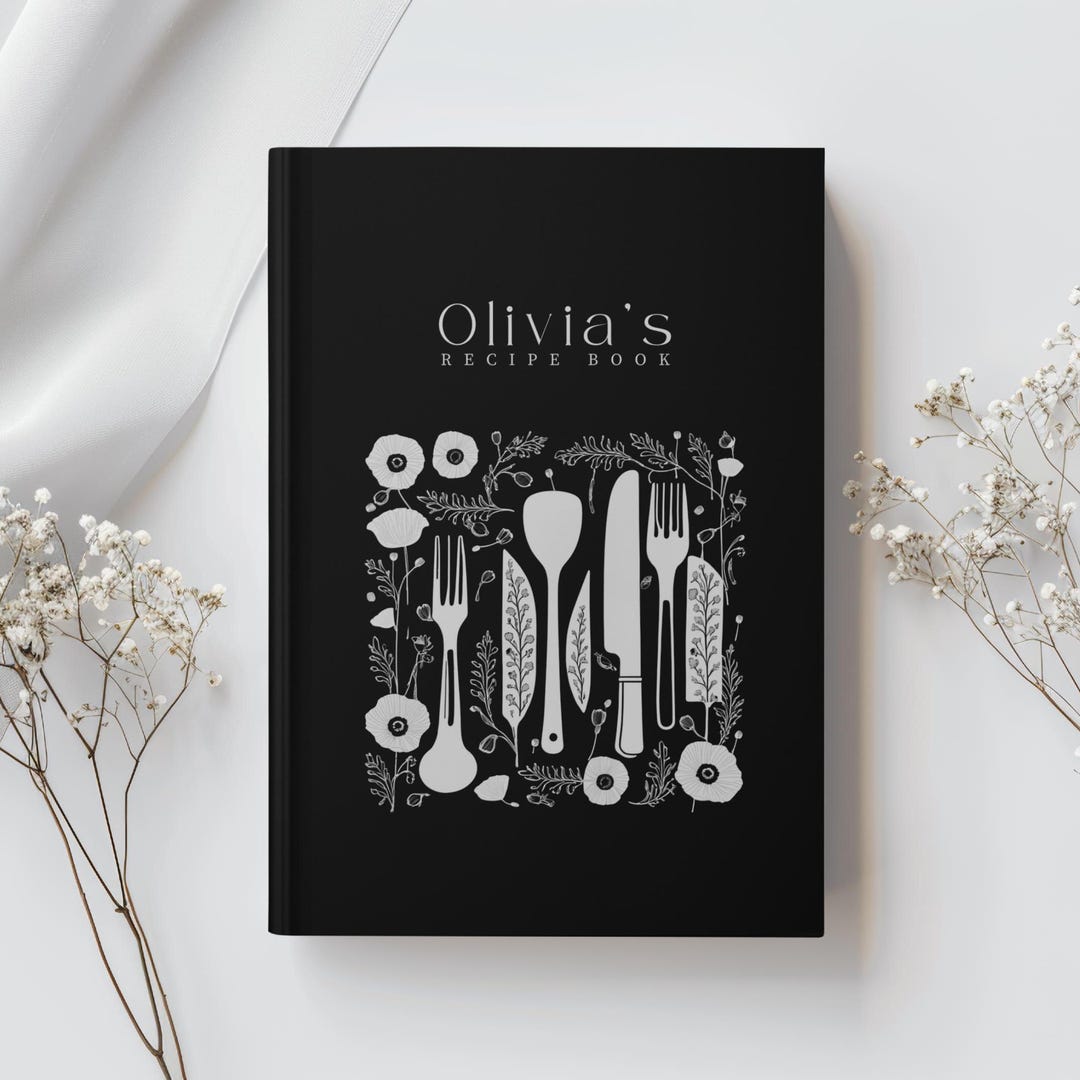 Custom Cookbook, Personalized Recipe Book, Family Chef, Cooking Journal ...