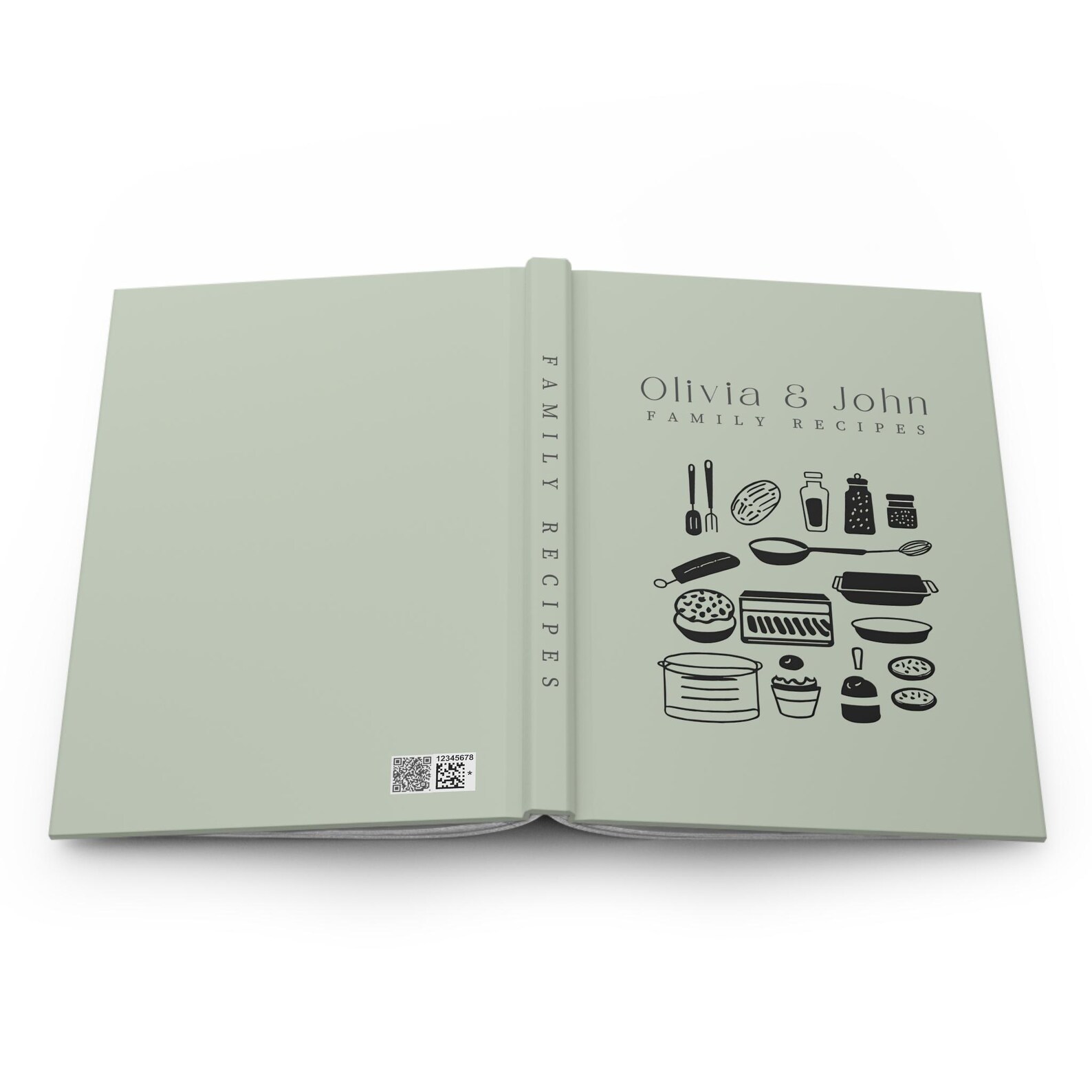 Personalized Recipe Book: Custom Family Cookbook, Cooking Journal - Etsy