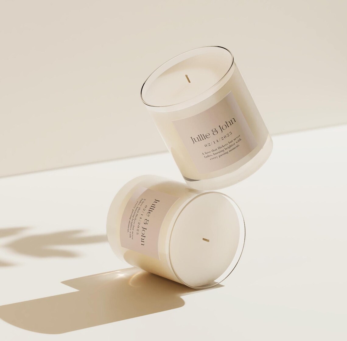 Custom Canva Candle Label Template | Minimal Candle Label | Candle ...