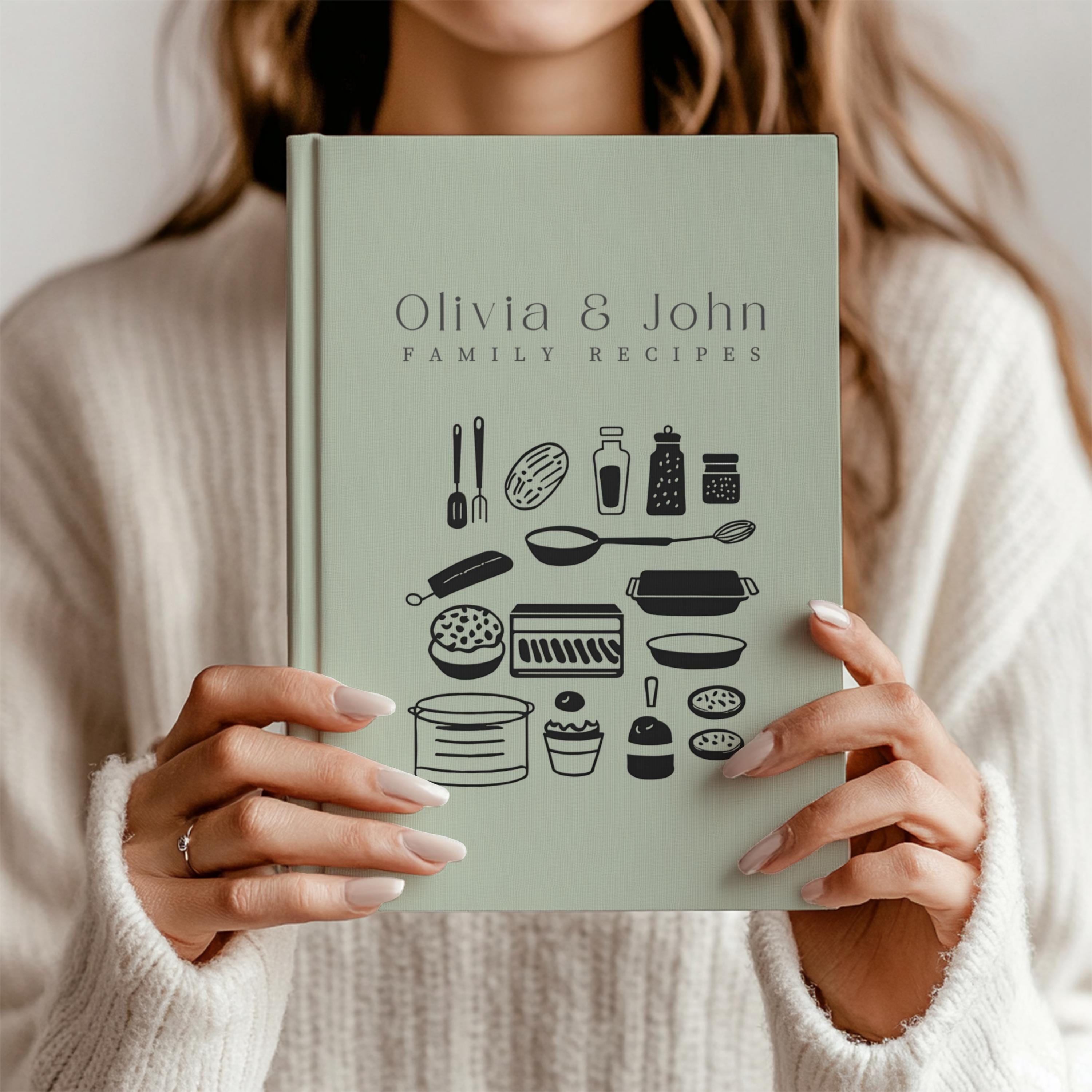 Personalized Recipe Book: Custom Family Cookbook, Cooking Journal - Etsy