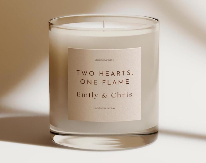 Custom Canva Candle Label Template | Minimal Candle Label | Candle ...