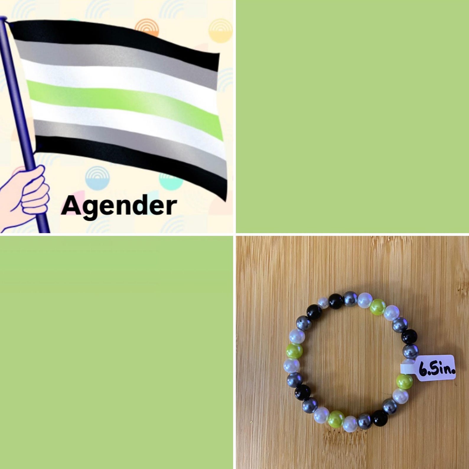 Customizable Pride Flag Colors Bead Bracelets - Etsy UK