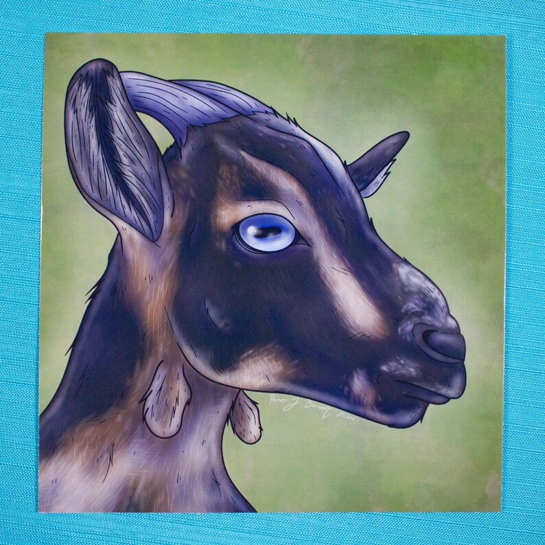 Goat Art Print - Etsy