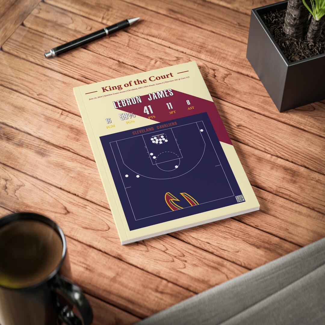 Lebron James NBA Notebook | Basketball Stats Journal - Etsy