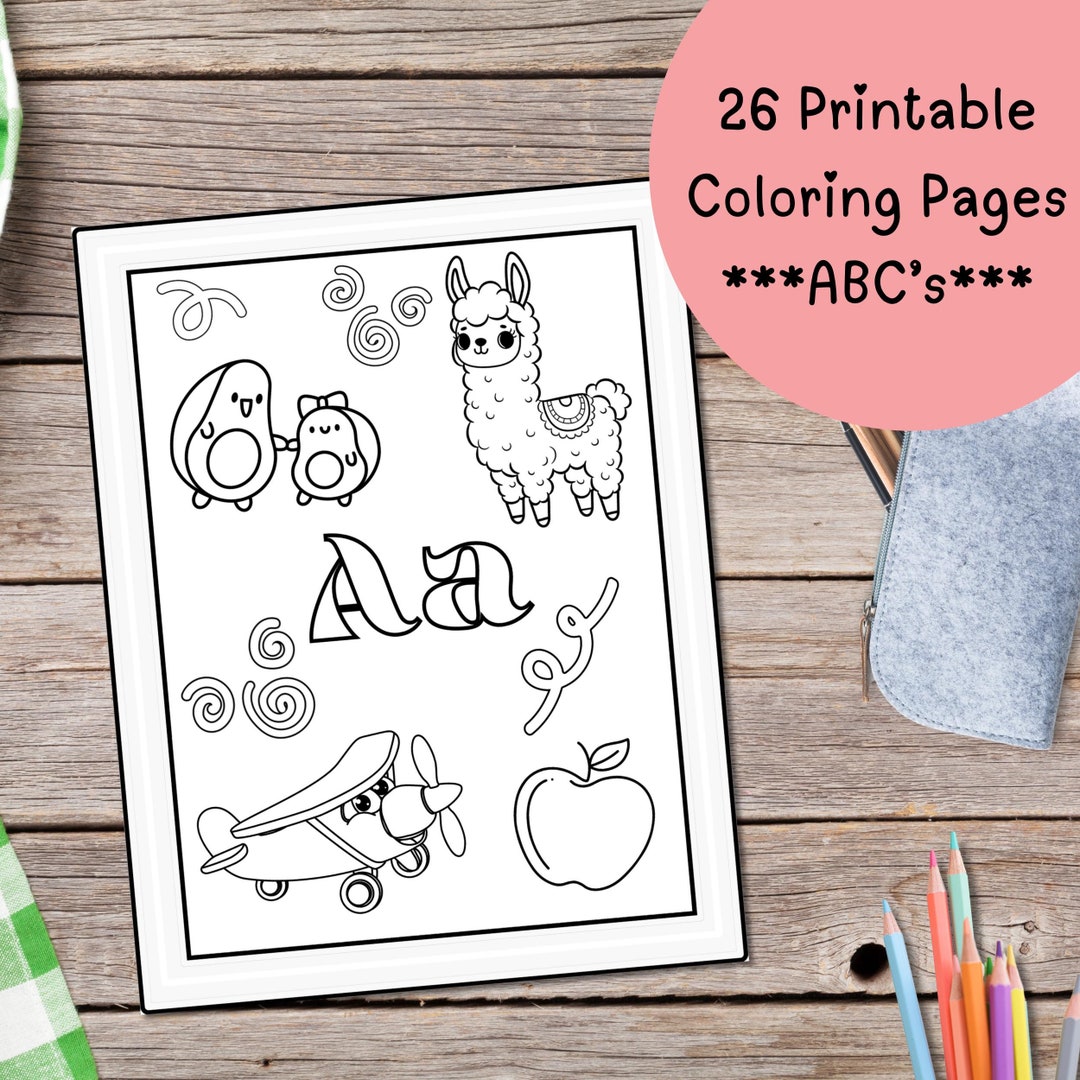 26 PDF & JPG Printable Coloring Pages | ABC Coloring Pages ...