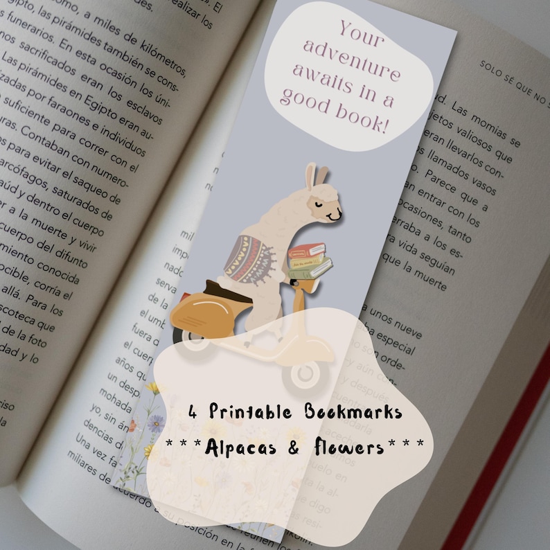 4 PDF & JPG Printable Bookmarks for Kids | Cute Animal Bookmarks ...