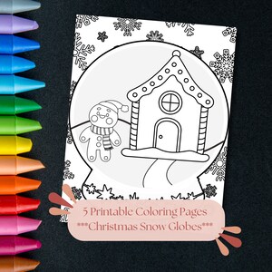 5 PDF & JPG Printable Coloring Pages | Christmas Coloring Pages ...